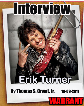 Erik Turner – Warrant – 10/08/2011 – RockMusicStar.com