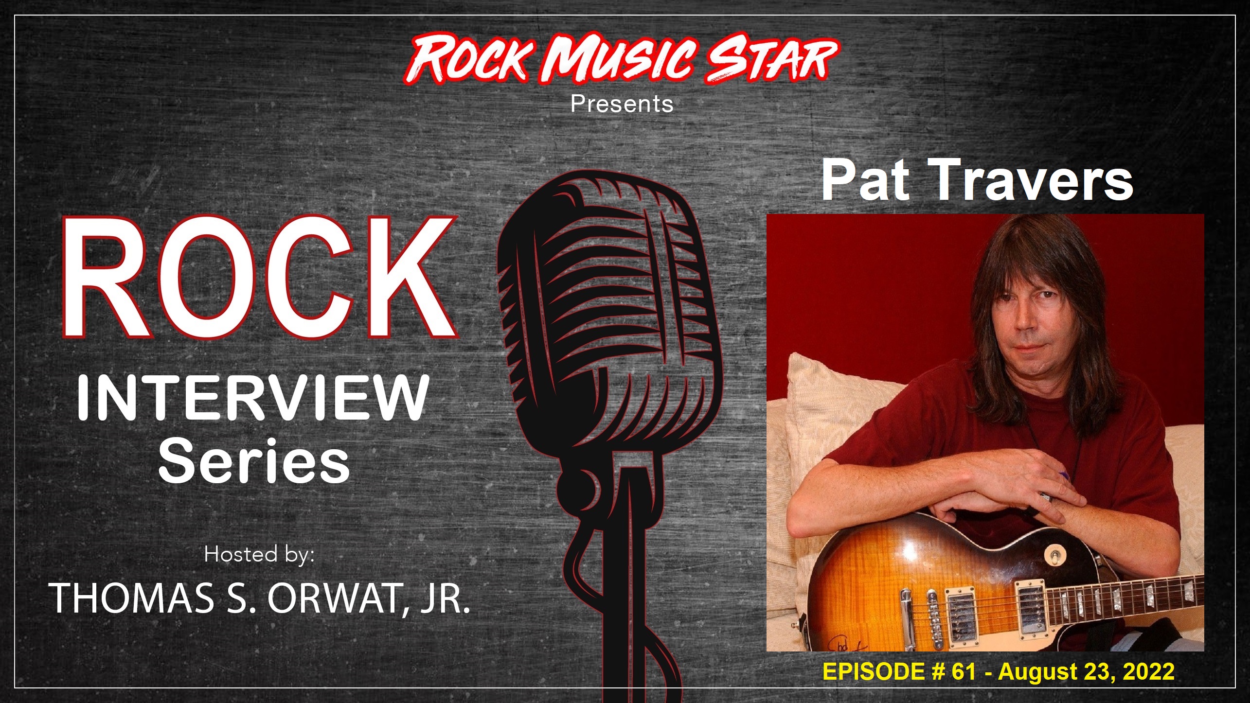 Pat Travers – Rock Interview Series #61 – RockMusicStar.com